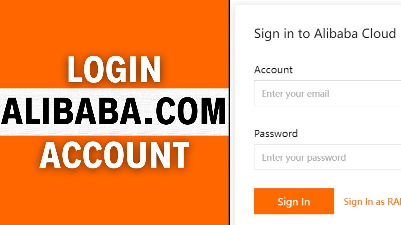 How To Login To Alibaba Account (2023) - YouTube