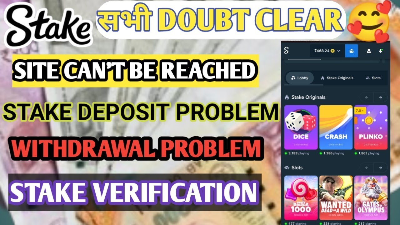 Bad News | Stake link not opening in chrome | Stake withdrawal problem ...