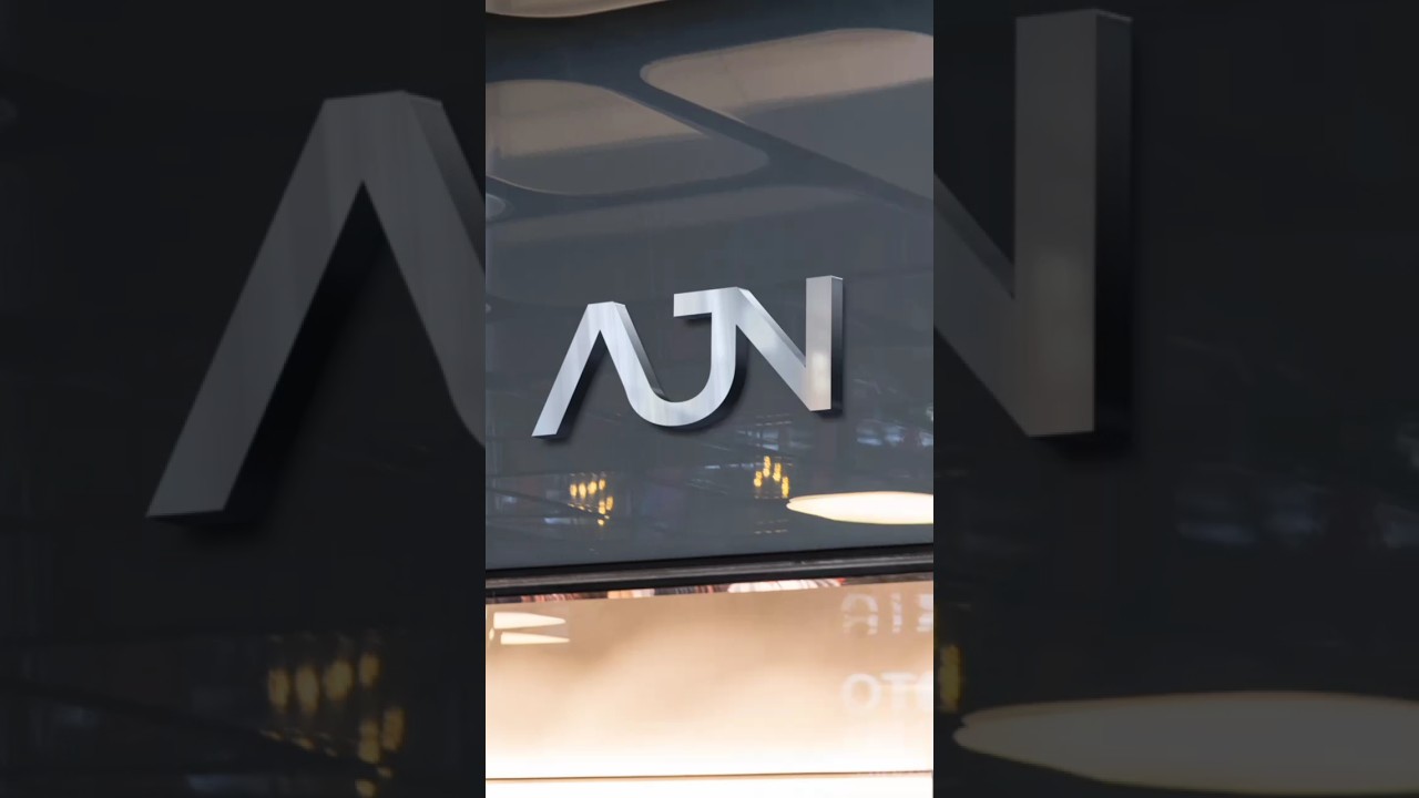 AjN letter logo design in adobe illustrator #logo - YouTube