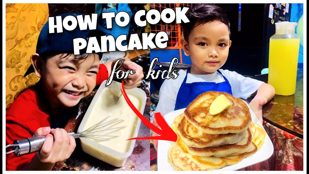 How to cook pancake 🥞 with a kids/PotpotCooking/Philippines - YouTube