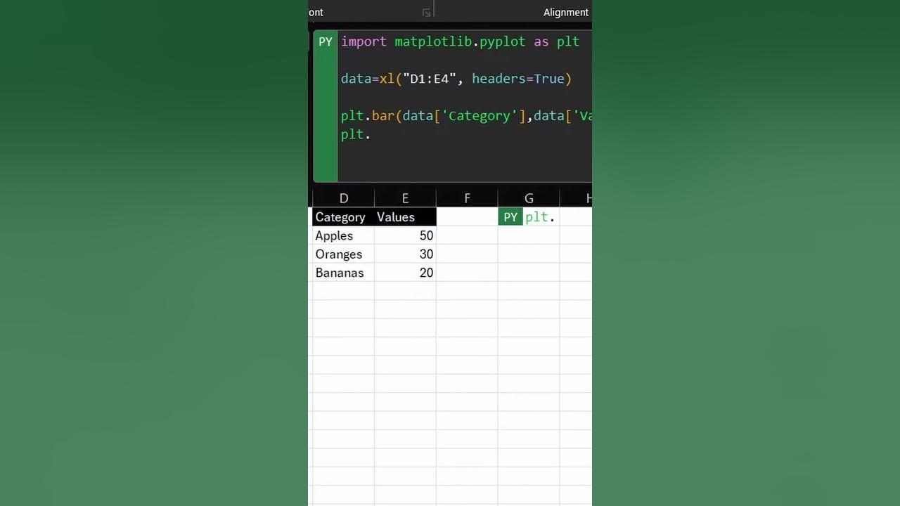Create Excel Charts Using Python with =PY 🐍📊 - YouTube