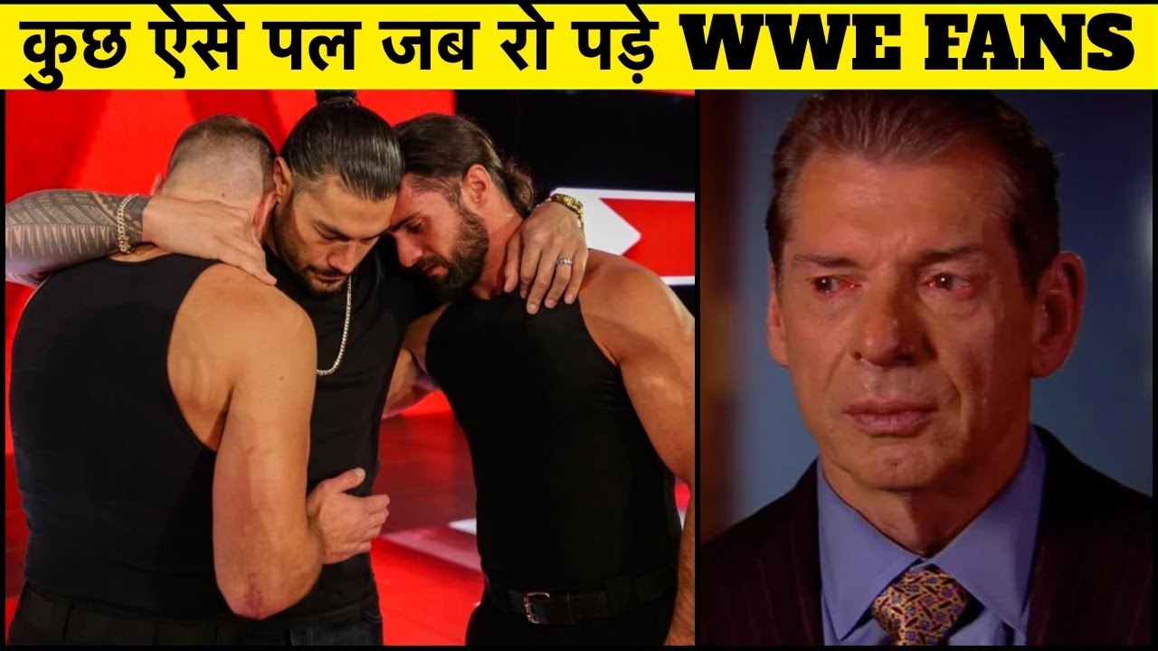 WWE Emotional Moments That Made Fans Cry - YouTube