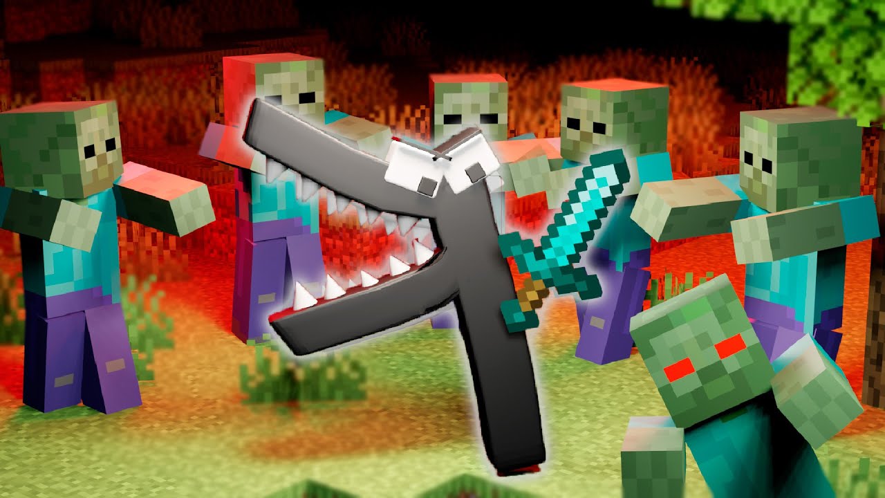 Alphabet lore vs Minecraft | Part 1 - Chiken | Alphabet lore animation ...