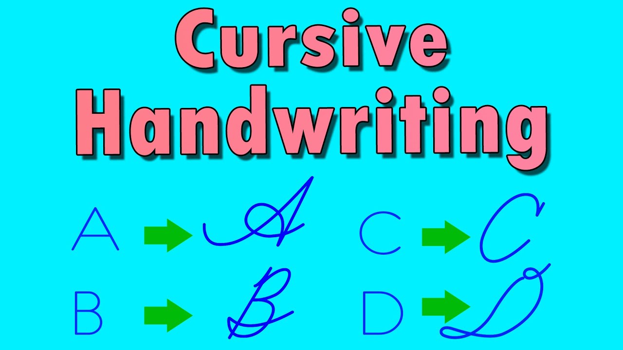 How to improve handwriting? capital letters Cursive handwriting ...