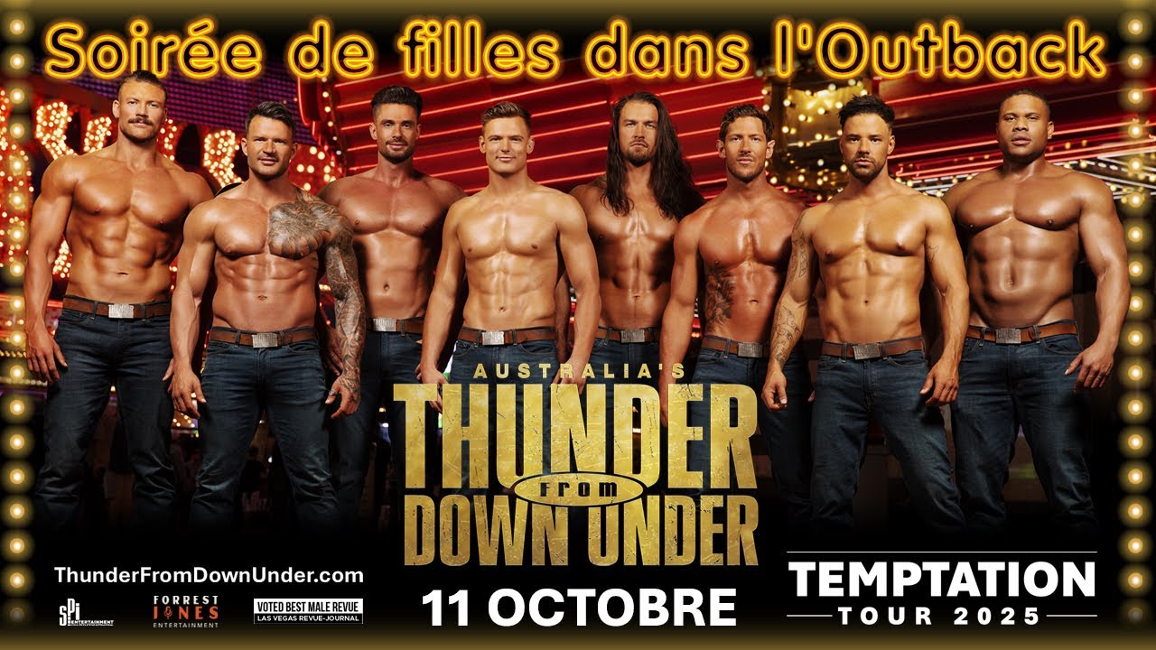 Thunder from Down Under revient avec leur tournée Temptation 2025 - YouTube