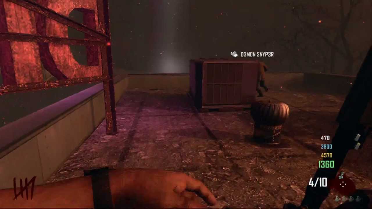 Black Ops 2 Zombies "Secret Room" Getting on the Diner - YouTube