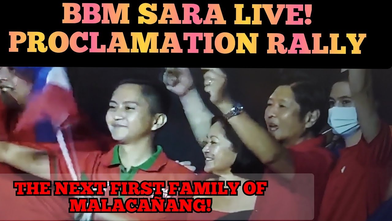 ⭕JUST IN! LIVE! KIKILABUTAN KA BBM SARA PROCLAMATION RALLY! THE NEXT ...