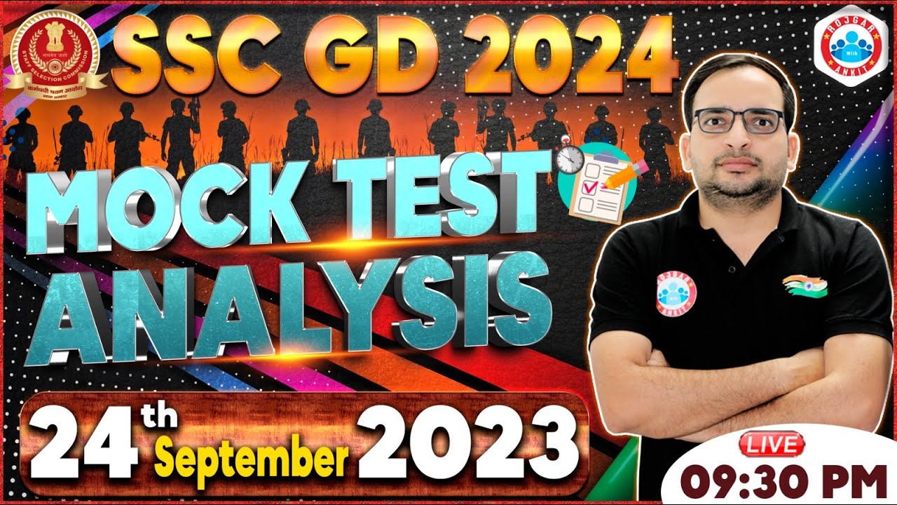 SSC GD 2024 | SSC GD RWA Mock Test Analysis, SSC GD 24 Sep Mock Test ...