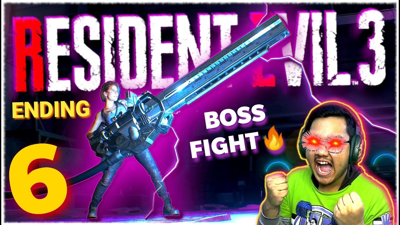 FINAL BOSS FIGHT NEMESIS!! (ENDING): RAILGUN🔥VACCINE - Nuclear BOMB😱 ...