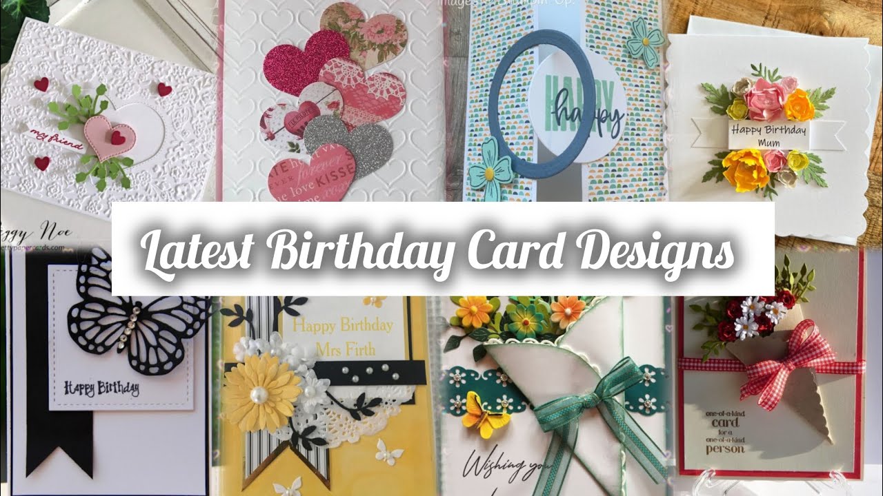 Latest Birthday Card Designs||Card Designs||Birthday Card|| Cards For ...