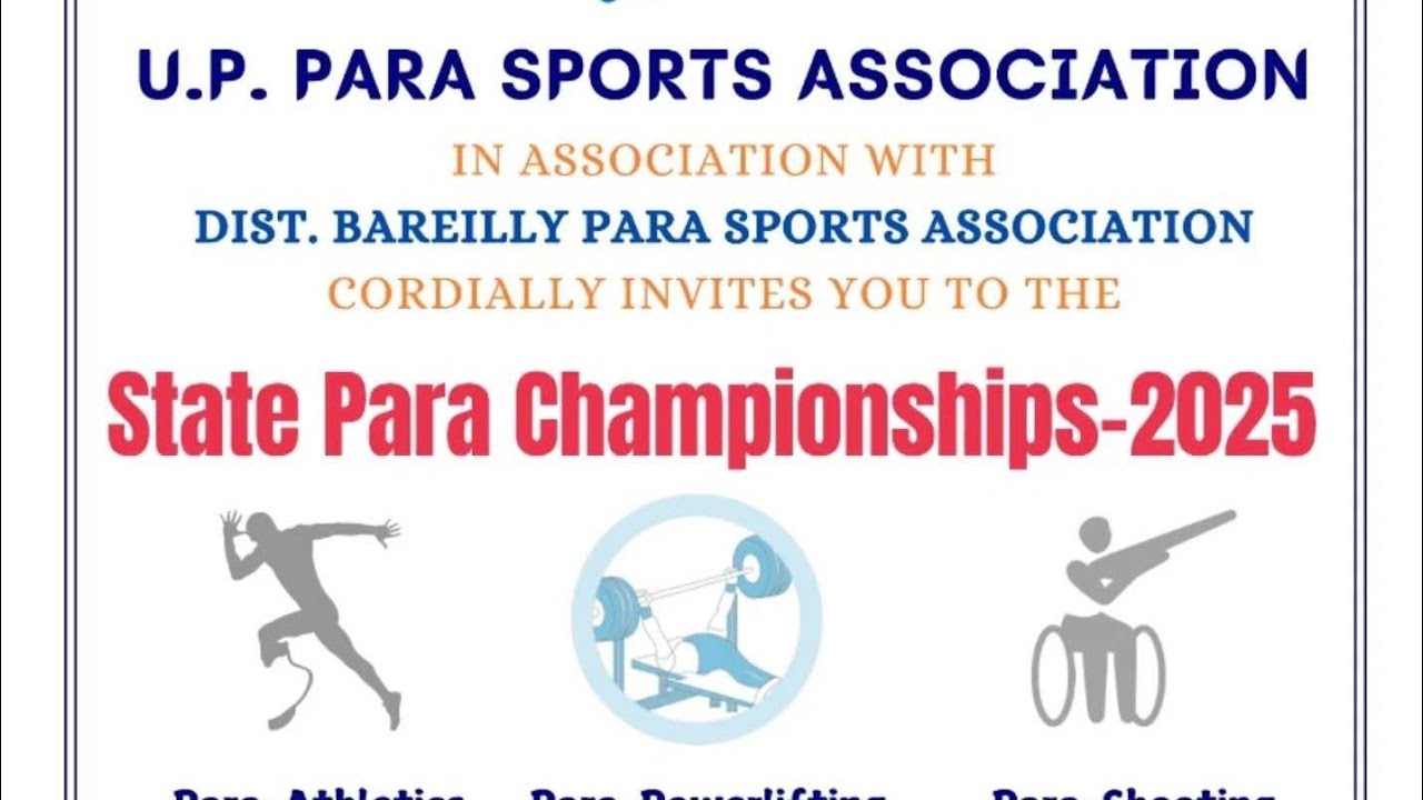 U.p state para champions athletics 1 feb 2025 - YouTube