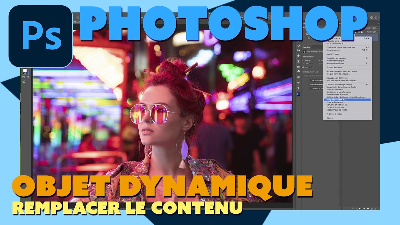 Photoshop - Astuces - Sauvegarder le contenu de ses objets dynamiques - YouTube