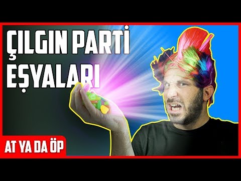 ÇOK ACAYİP PARTİ EŞYALARINI DENEDİM