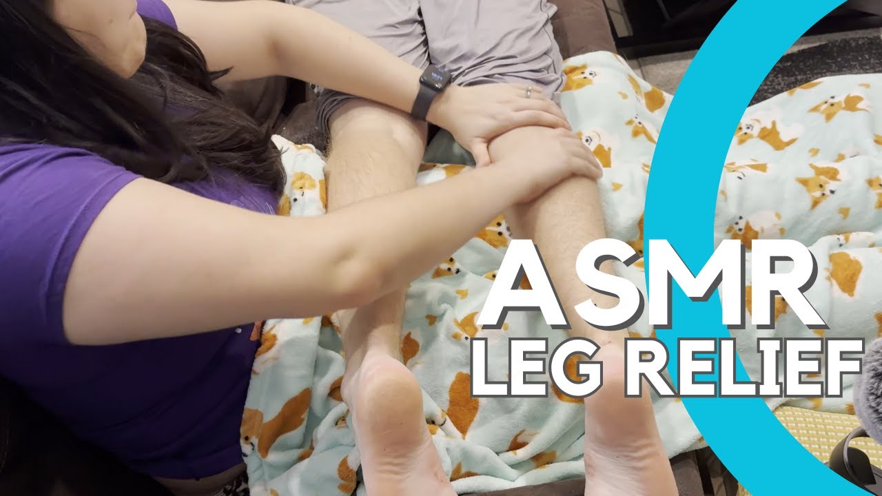 ASMR Leg Massage for Runners Relief | Leg Massage, Trace, and Tickle ...