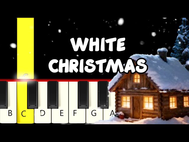 White Christmas - Very Easy and Slow Piano Tutorial - Beginner - Videos ...