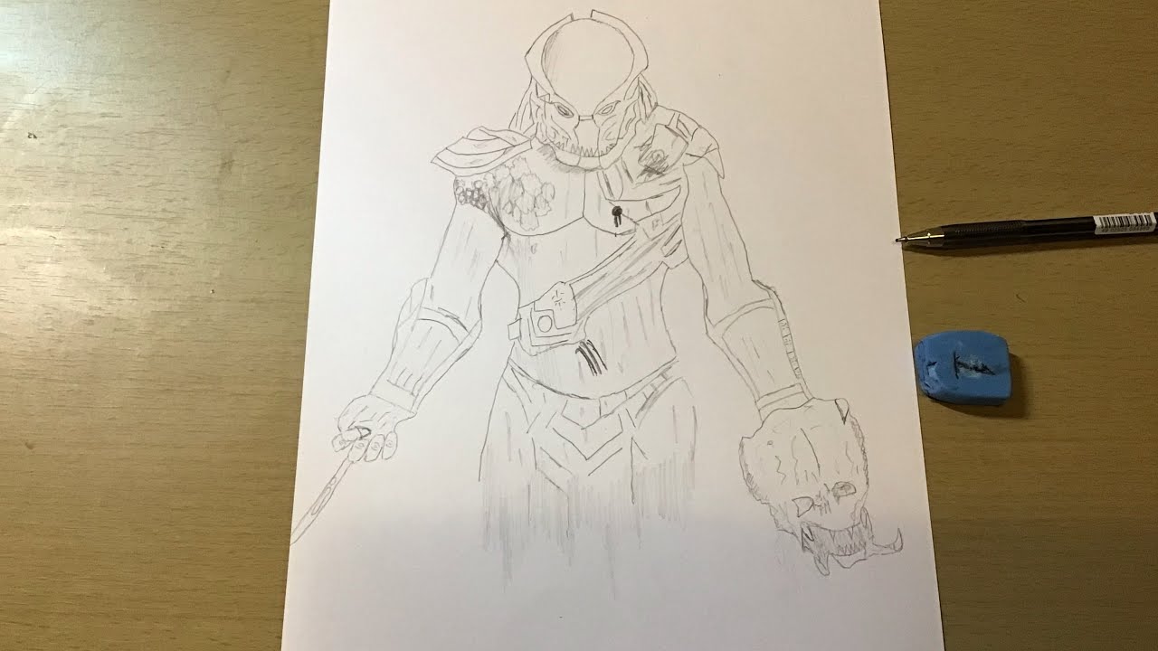 How To Draw (Berserker Predator) Step-By-Step - YouTube