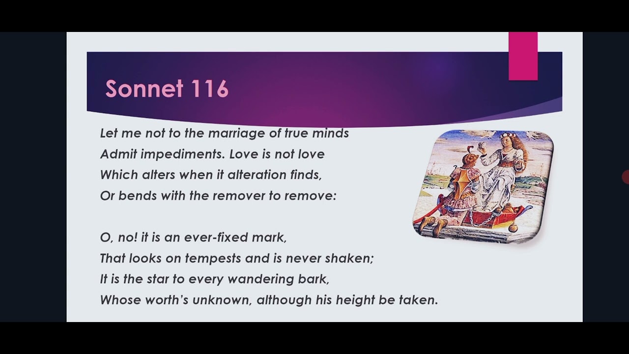 Sonnet 116 by William Shakespeare - YouTube