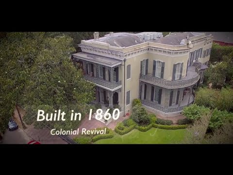 The Famous Cornstalk Fence Mansion - 1448 Fourth St. New Orleans - YouTube