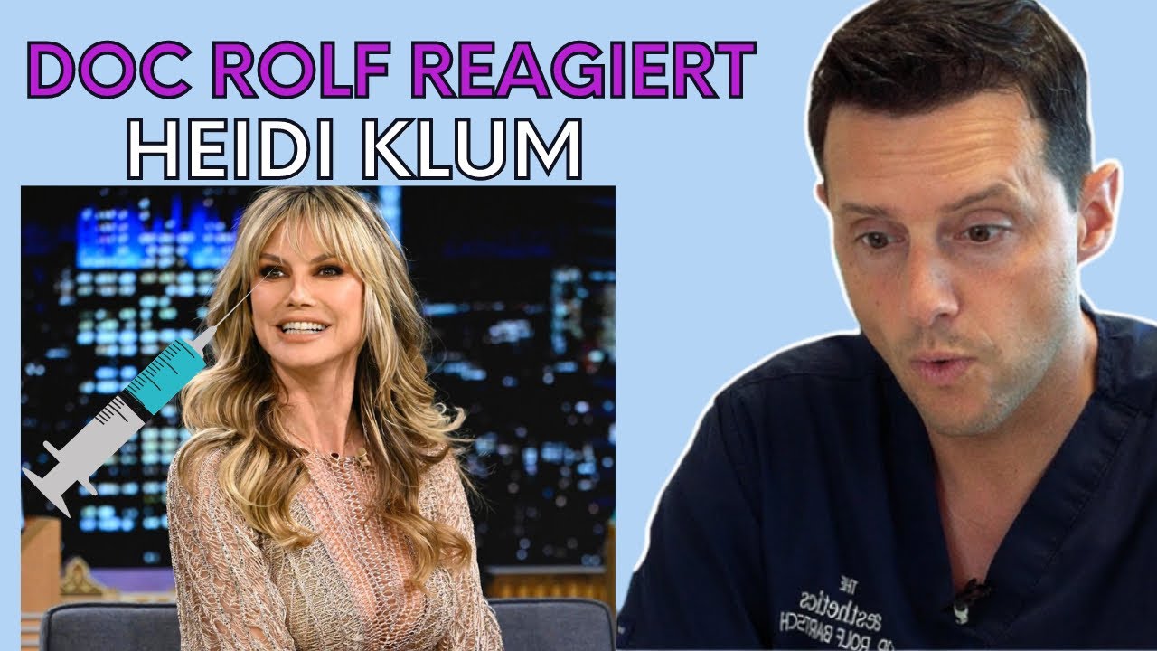 HEIDI KLUM hatte einen BOTOX UNFALL?! Plastischer Chirurg doc.rolf ...