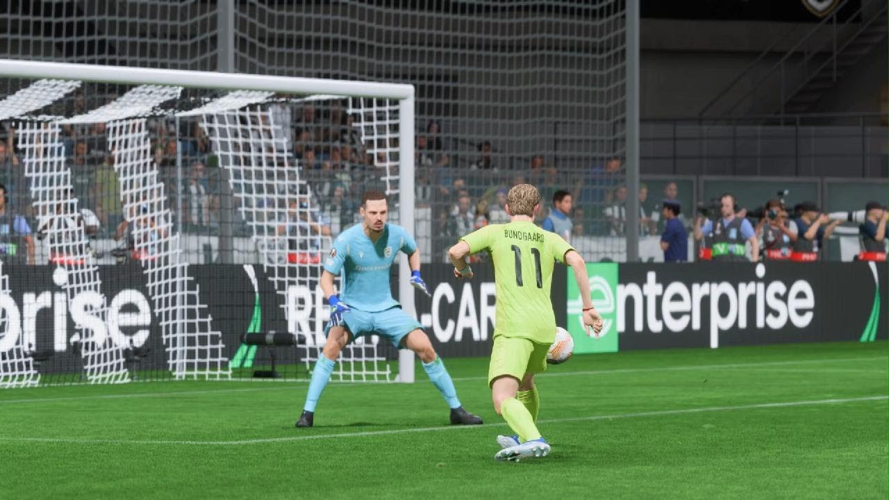 FIFA 23 | Filip BUNDGAARD's fantastic goal vs PAOK Thessaloniki - YouTube