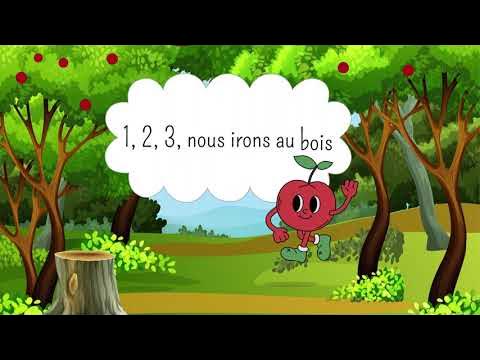 1, 2, 3, nous irons au bois ! 🍒🌳 - YouTube