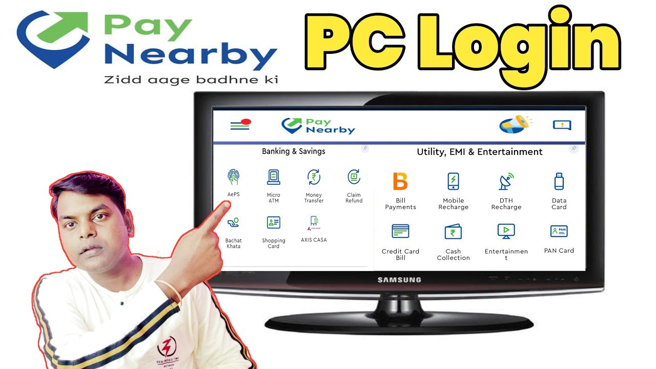 paynearby pc me login kaise kare | paynearby computer login | how to ...