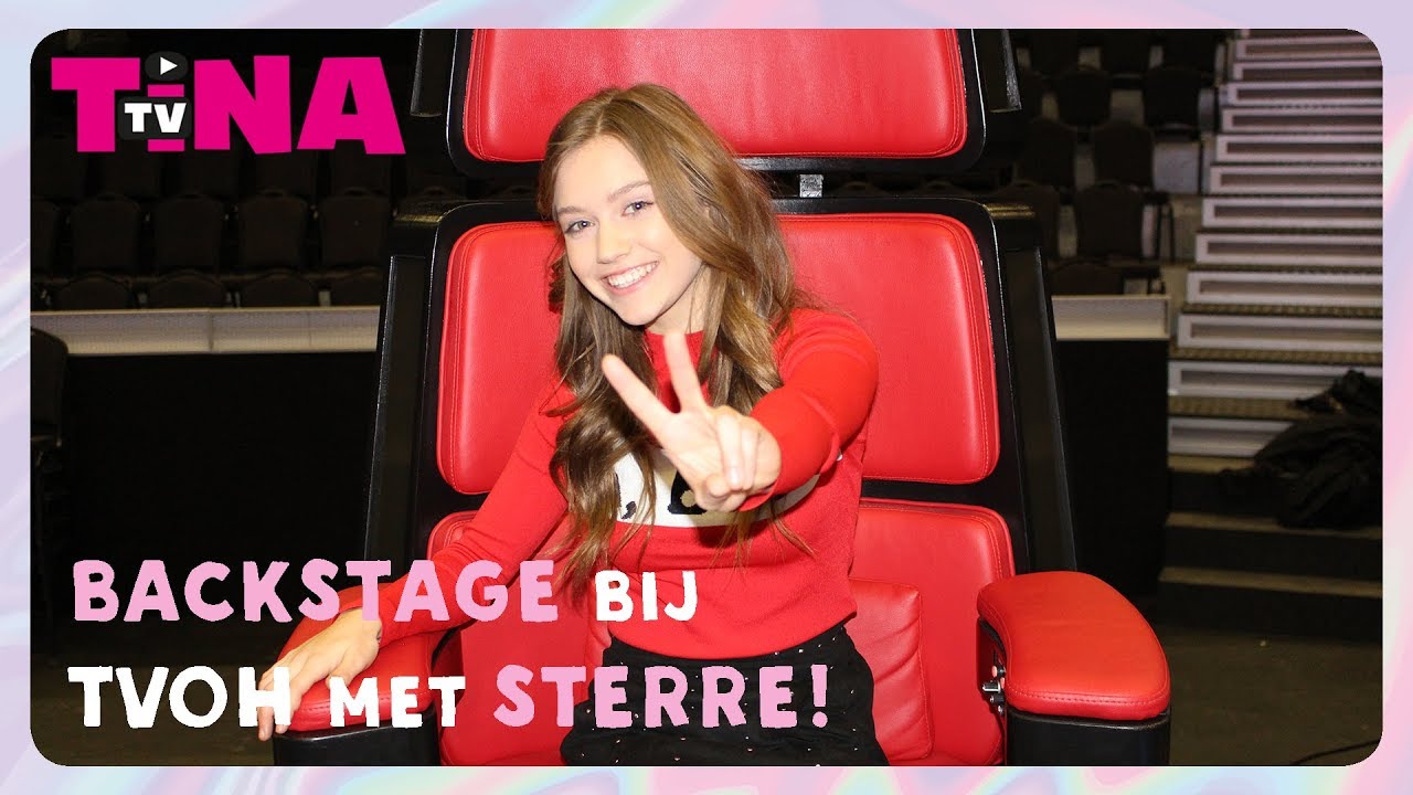 STERRE IS BACKSTAGE BIJ THE VOICE OF HOLLAND | TinaTV - YouTube