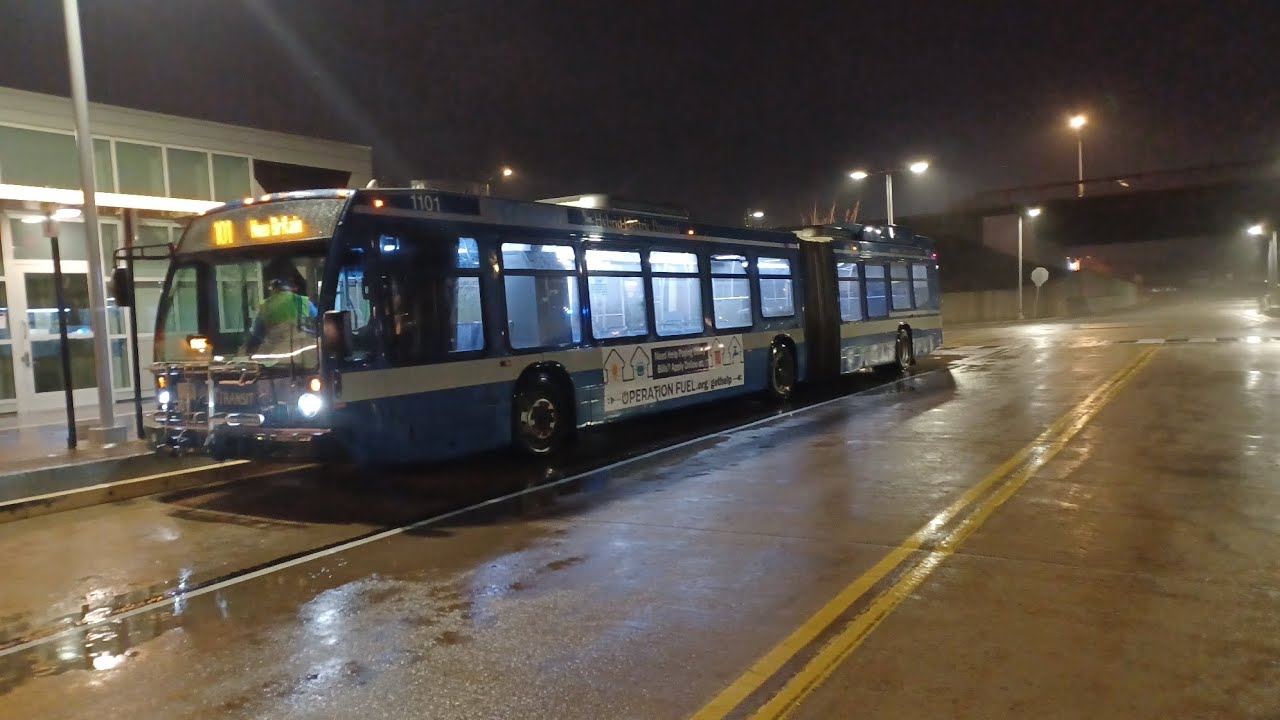 (My final video of 2022) Ride on CTtransit #1101 on Route 101 to ...
