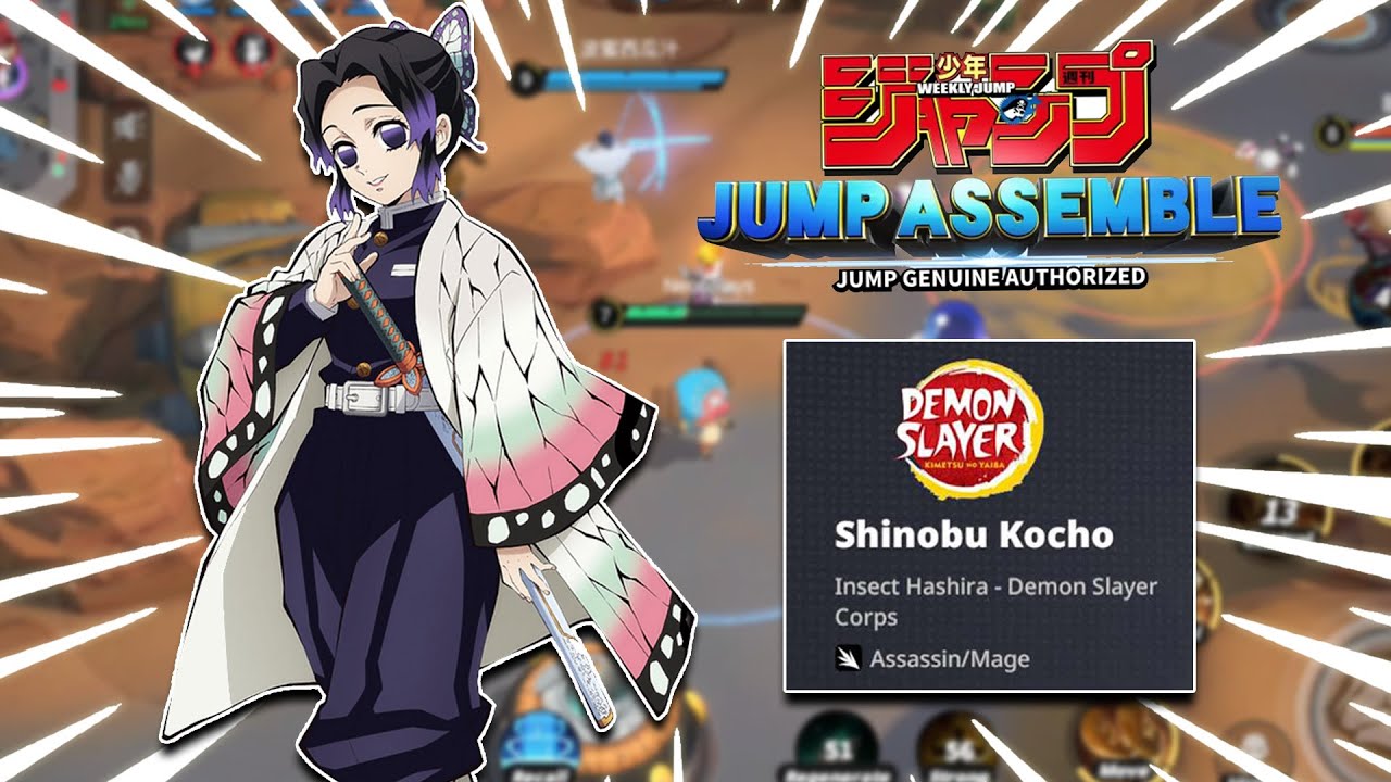 Jump Assemble: Shinobu Kocho (Assassin/Mage) Gameplay No Commentary ...