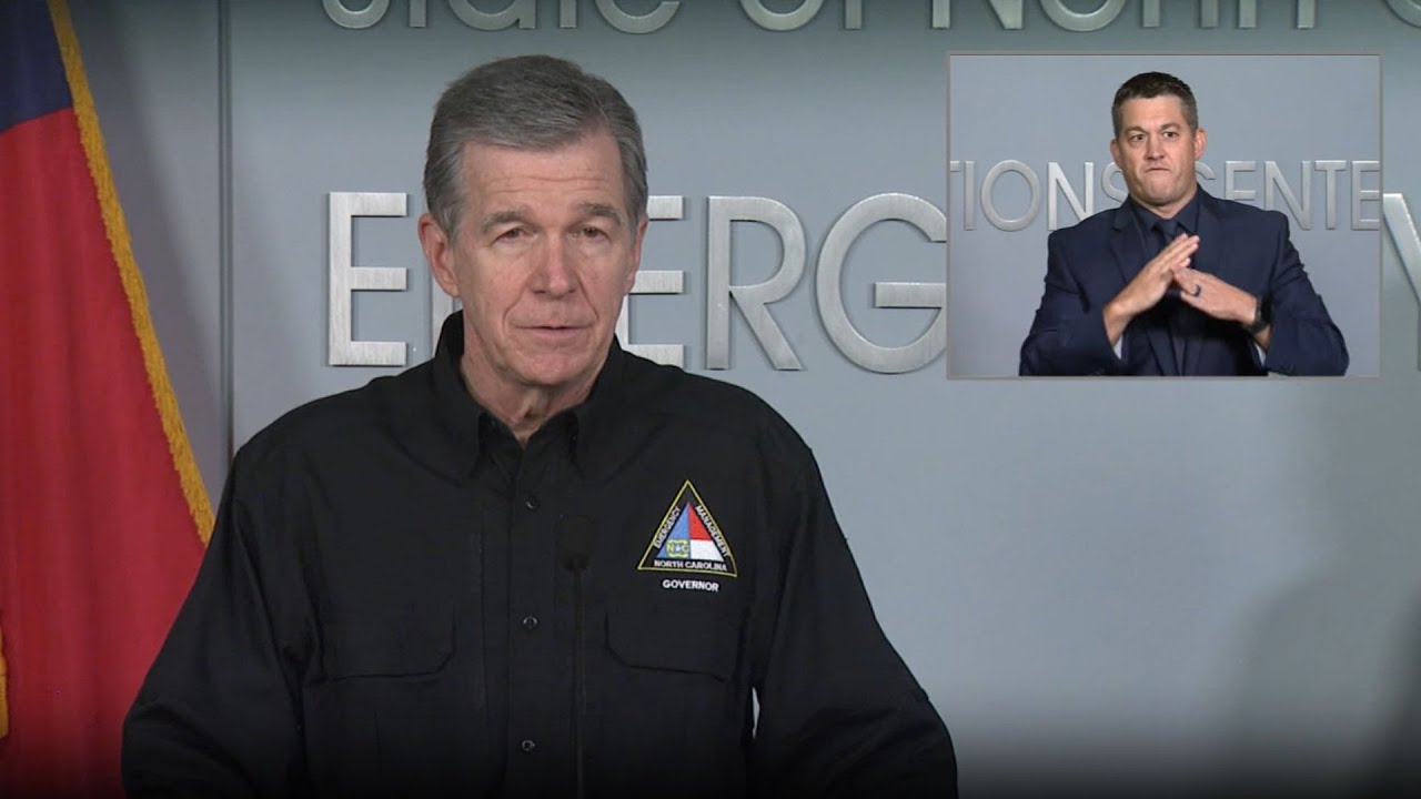 En español | 9/26/2024: Severe Weather News Conference with NC Governor ...