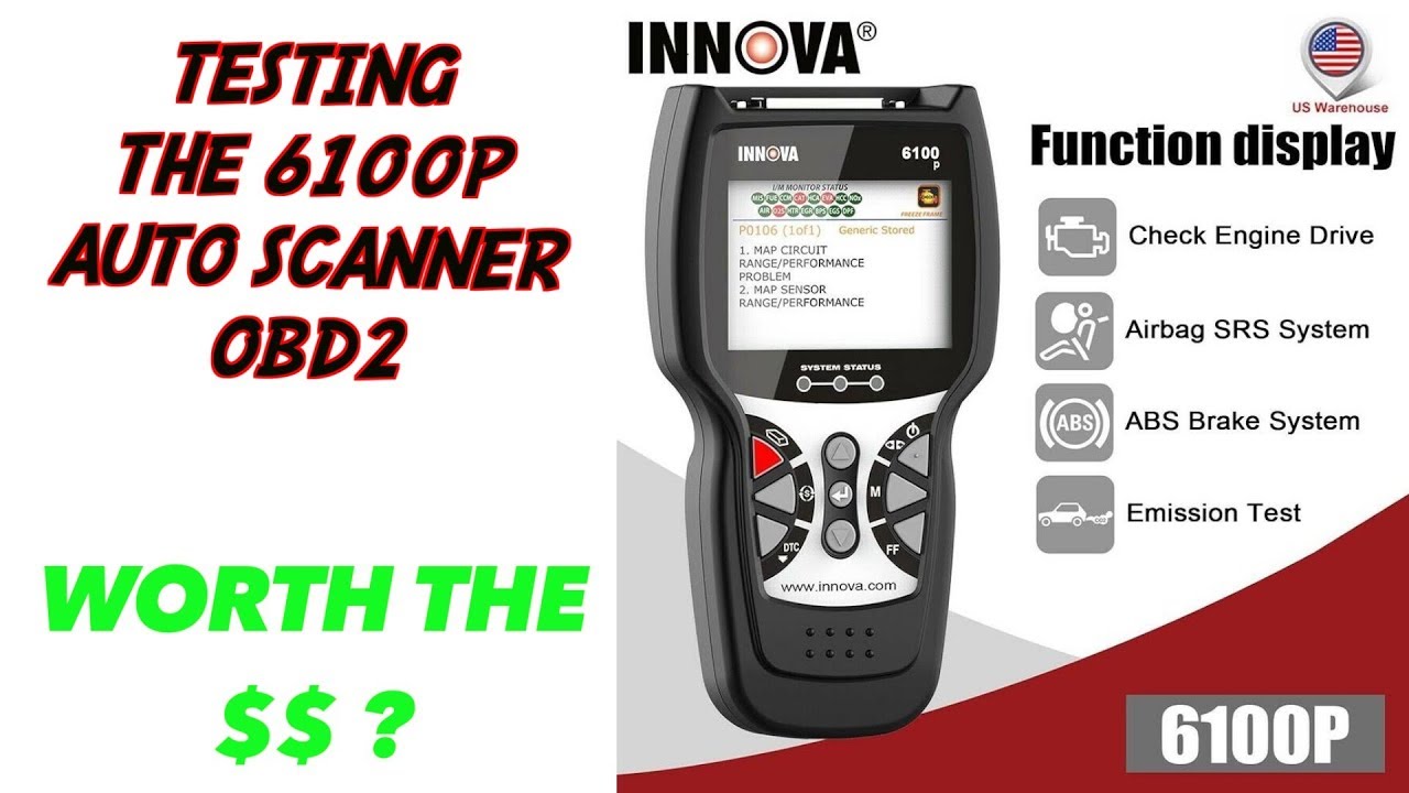 Innova 6100P Auto OBD2 Features and and how it works Is it worth the ...