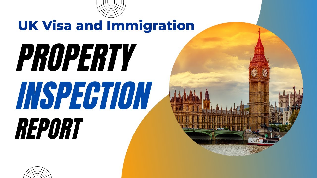 Property Inspection Report London for UK Visa and Immigration - YouTube