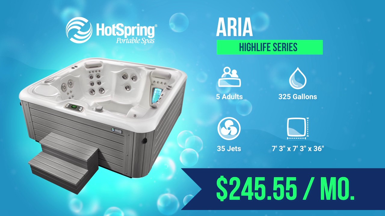 Hot Spring® Aria | Seven Seas Pools & Spas - YouTube