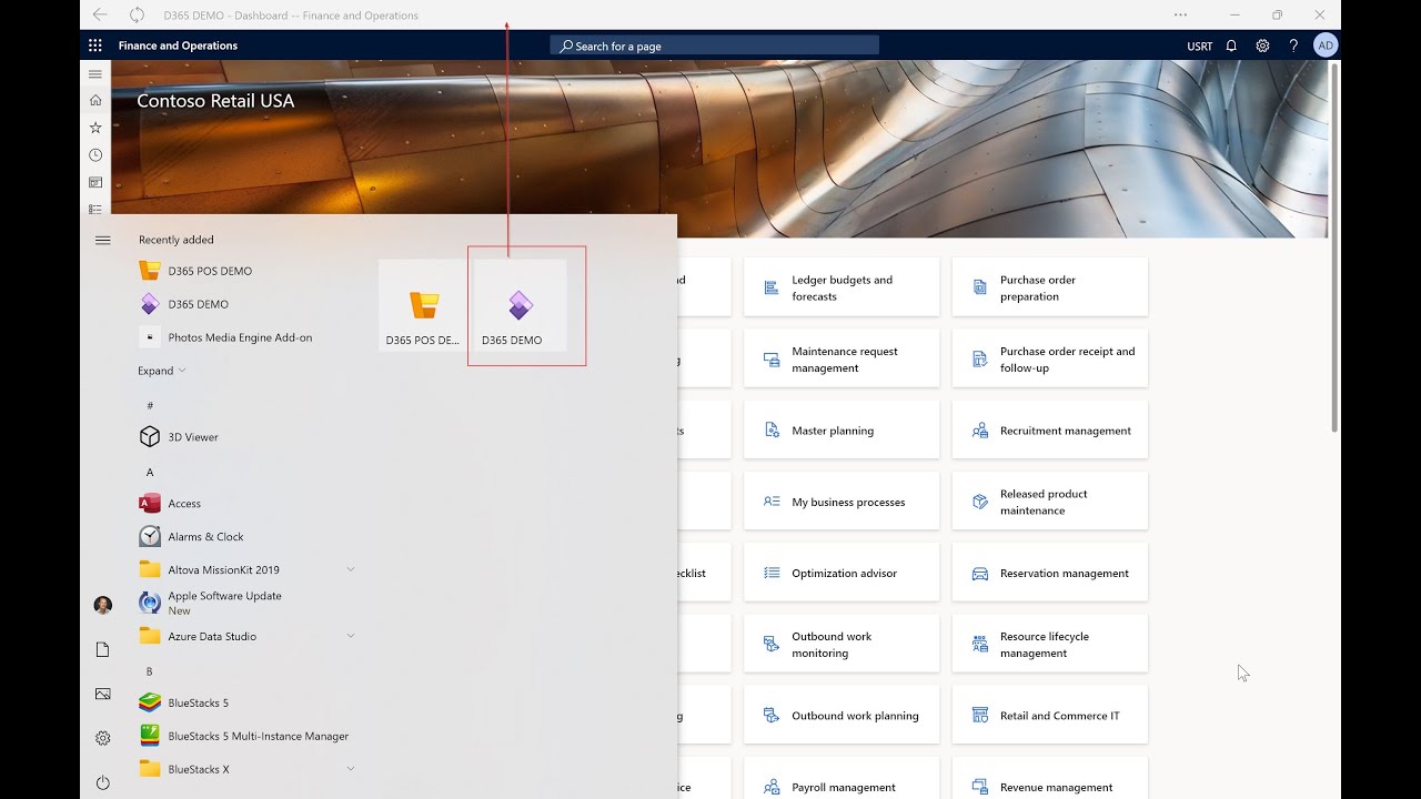 How to save D365 F&O as Windows App - YouTube