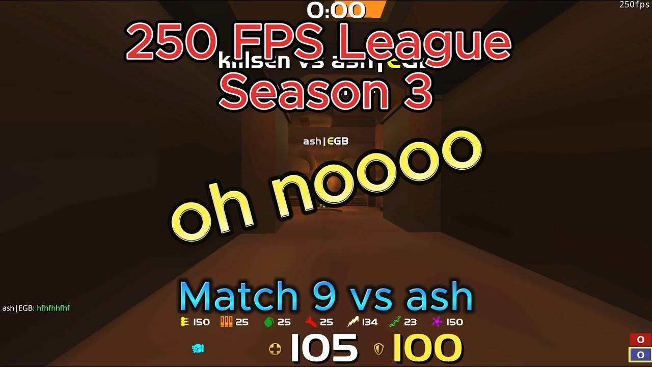 250 FPS League - Match 9 vs ash | Quake Live - YouTube