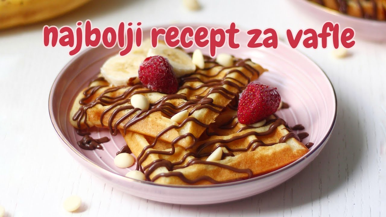 Najbolji recept za vafle / bakin kolač / galete - YouTube