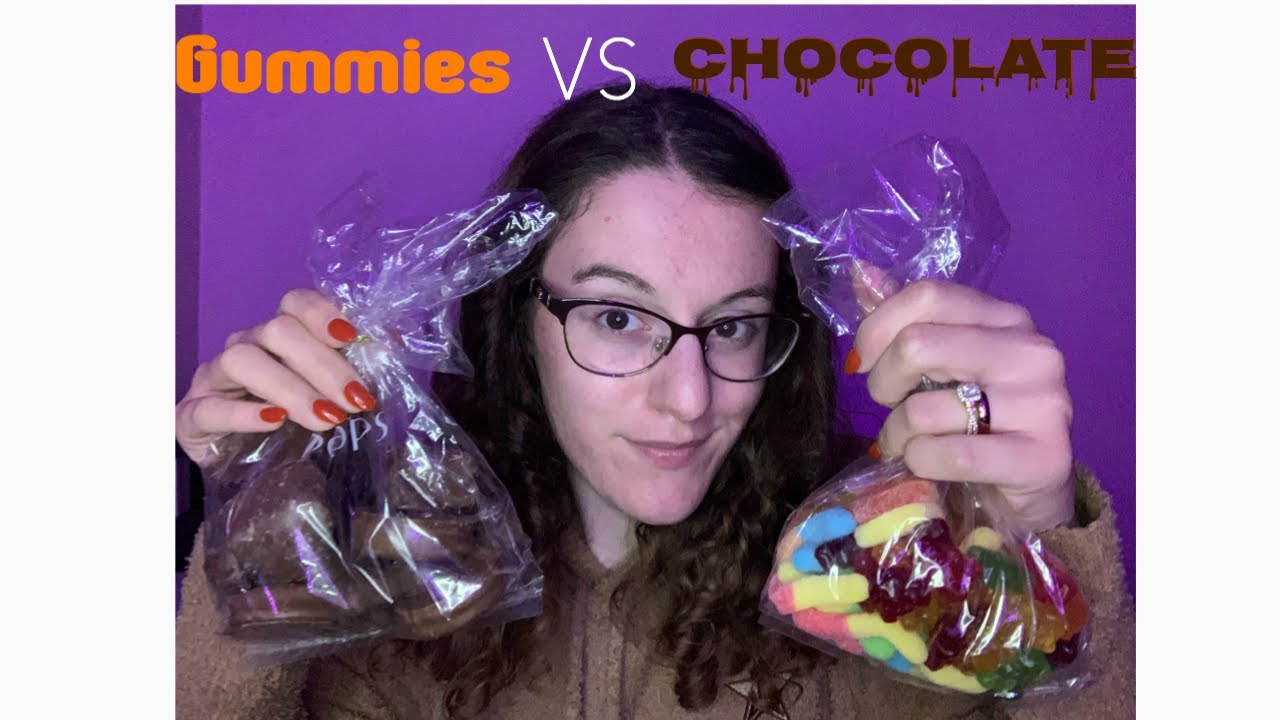 ASMR Sweet Tooth Tingles (Chocolate VS Gummies) - YouTube