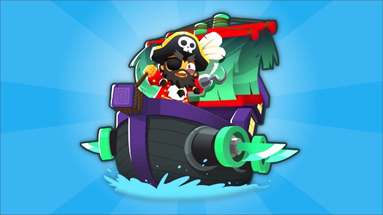 Hijacking ZOMG Bloons With The Overpowered Tier 5 Pirate Lord in Bloons ...