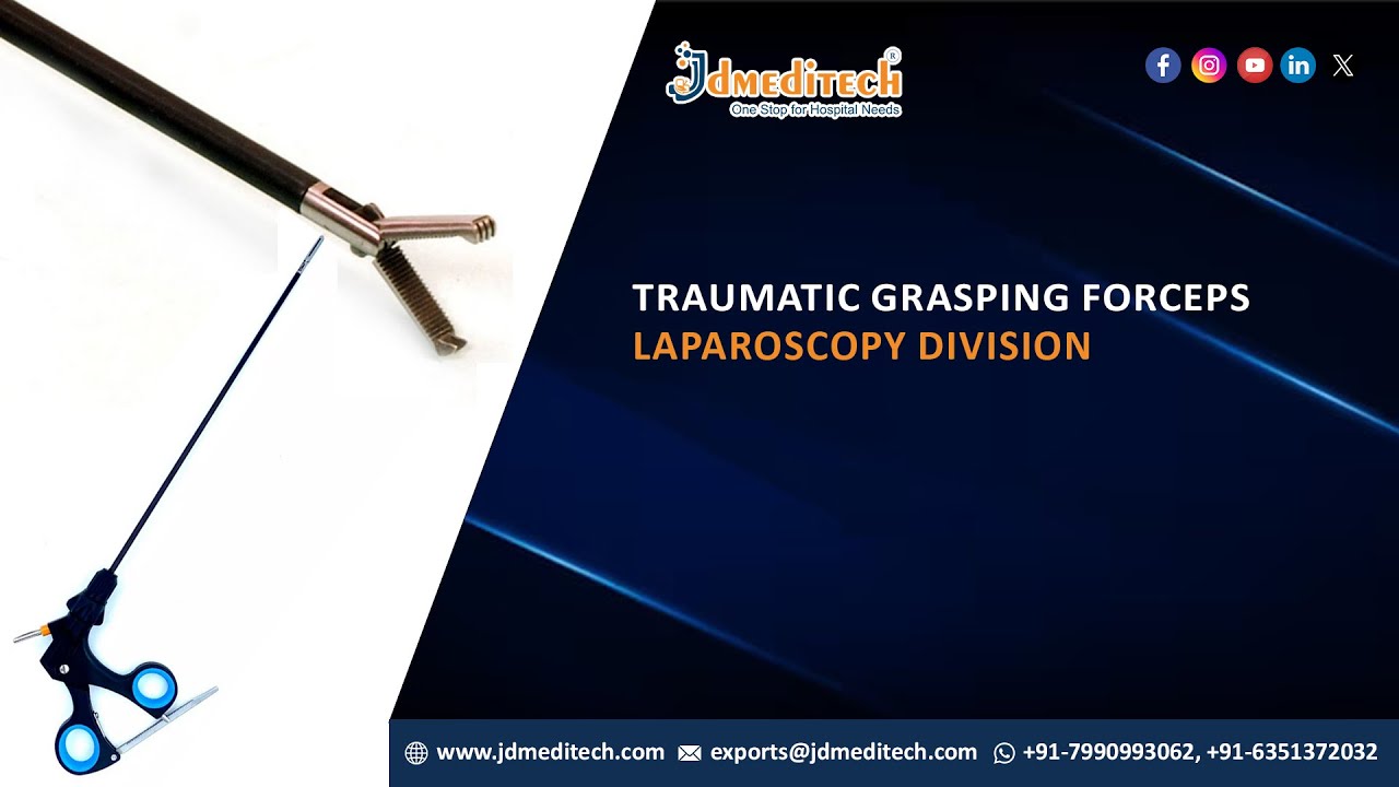 Traumatic Grasping Forceps | Grasping Forceps | Laparoscopy instrument ...