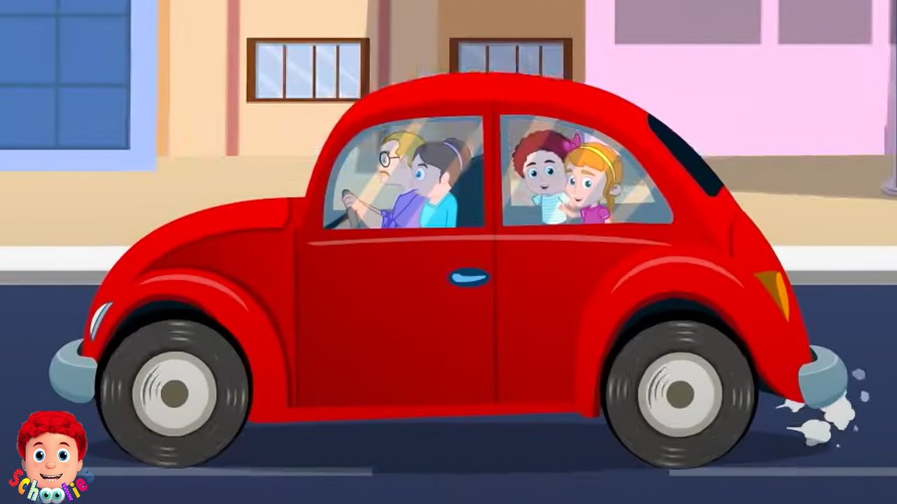 Daddy Red Car Song for Kids - YouTube