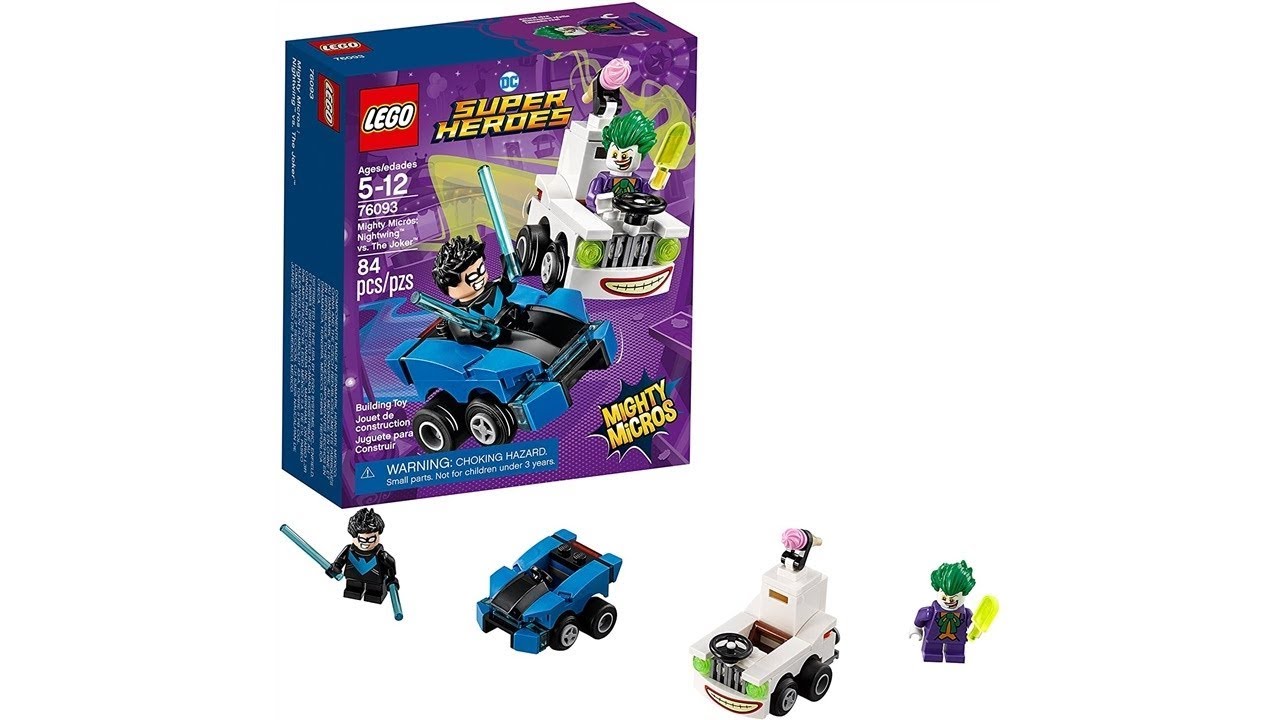 LEGO DC Super Heroes Mighty Micros Nightwing vs. The Joker 76093 ...