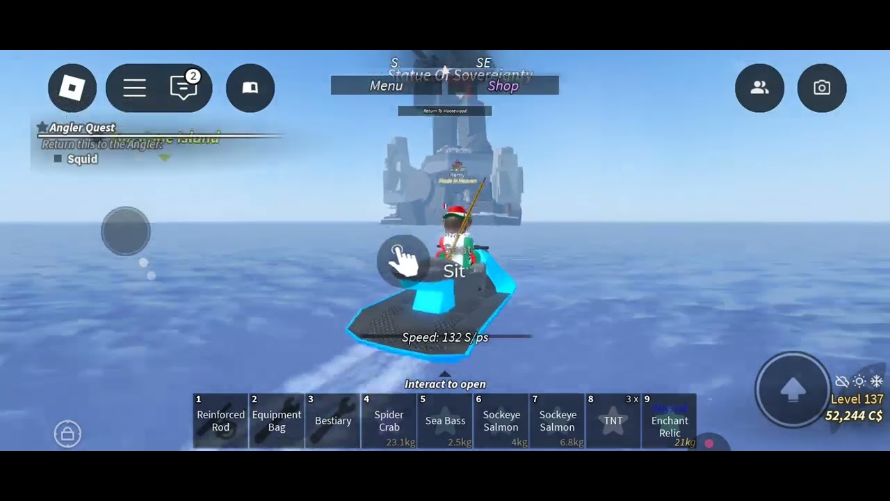 How To get the reinforced rod Roblox fisch - YouTube