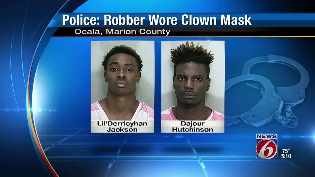 Man wearing clown mask accused of robbery - YouTube