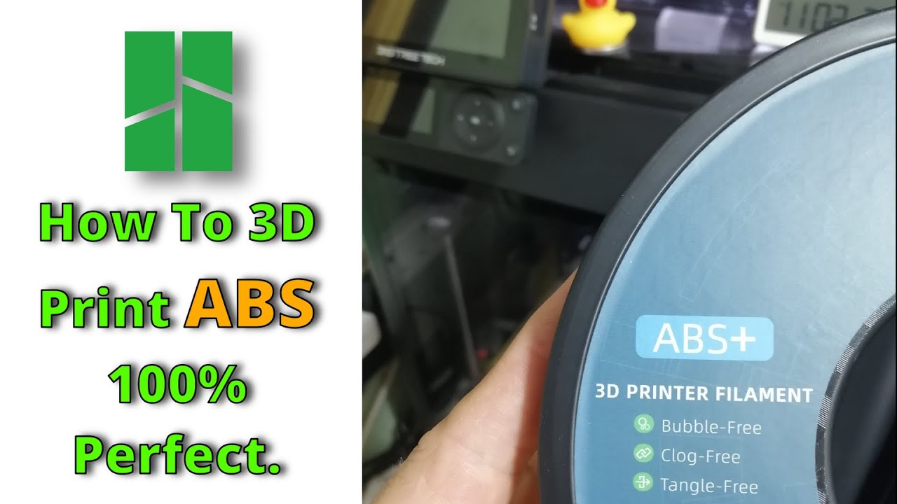 How I 3D Print ABS on My Bambu P1S and get perfect Results. - YouTube