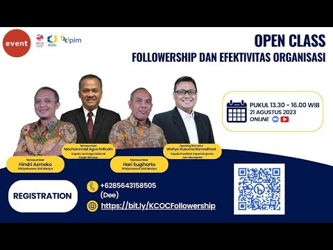 KCOC - Followership dan Efektivitas Organisasi - YouTube