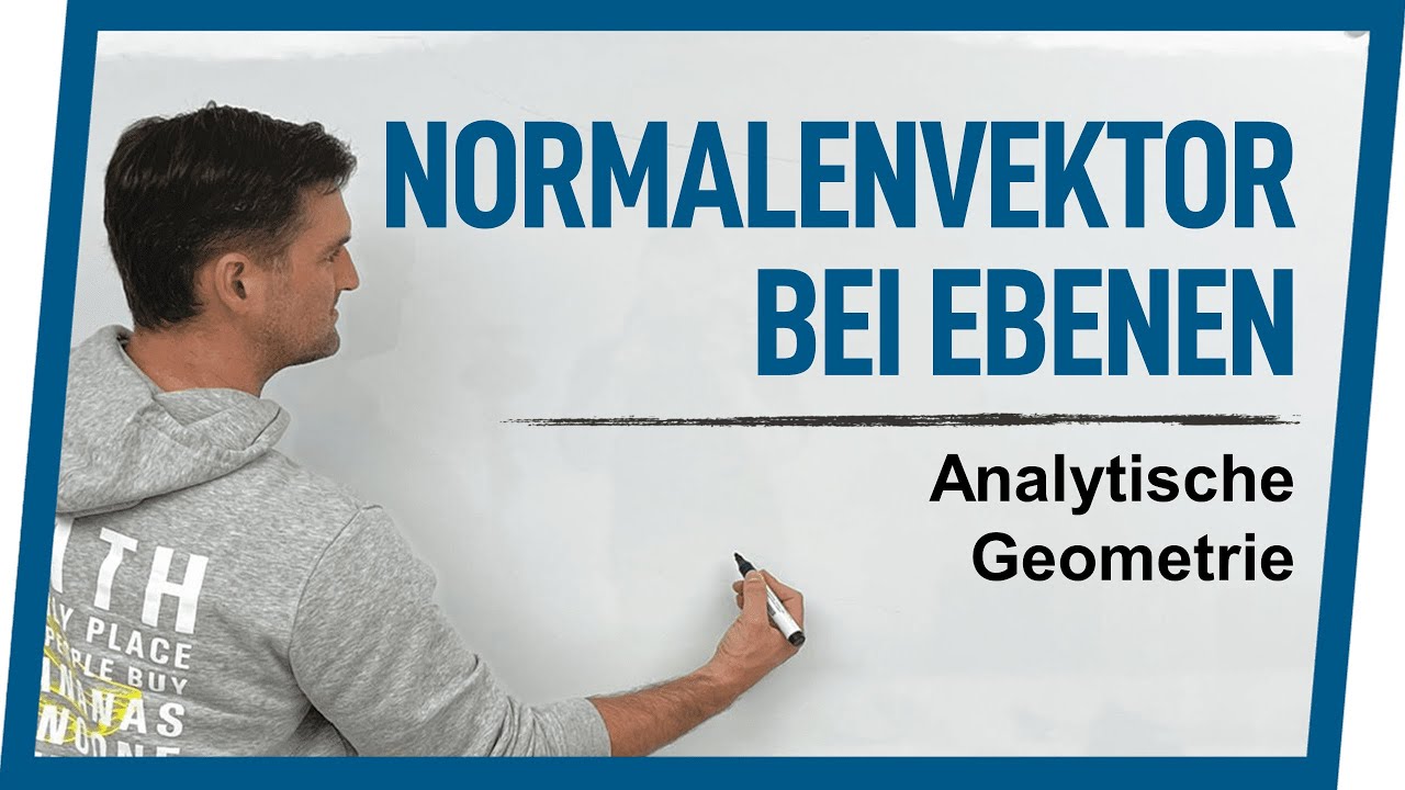 Normalenvektor bei Ebenen | Mathe by Daniel Jung - YouTube