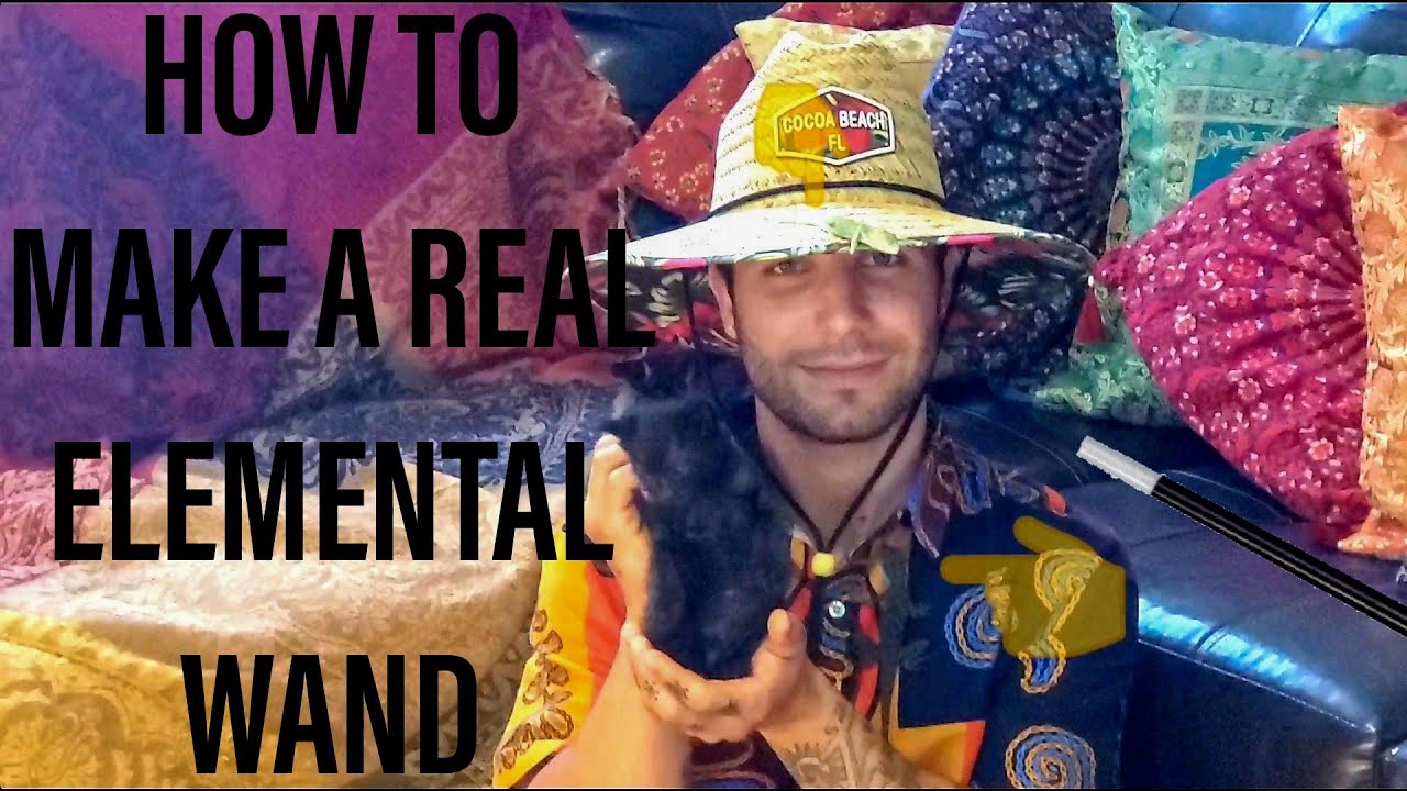 How To Make A Real Elemental Wand - YouTube