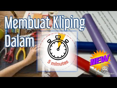 Membuat Kliping Dalam 5 Menit - YouTube