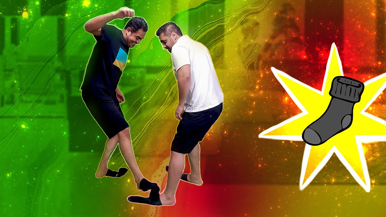 Hanging socks challenge- In this funny game, the last person whose ...