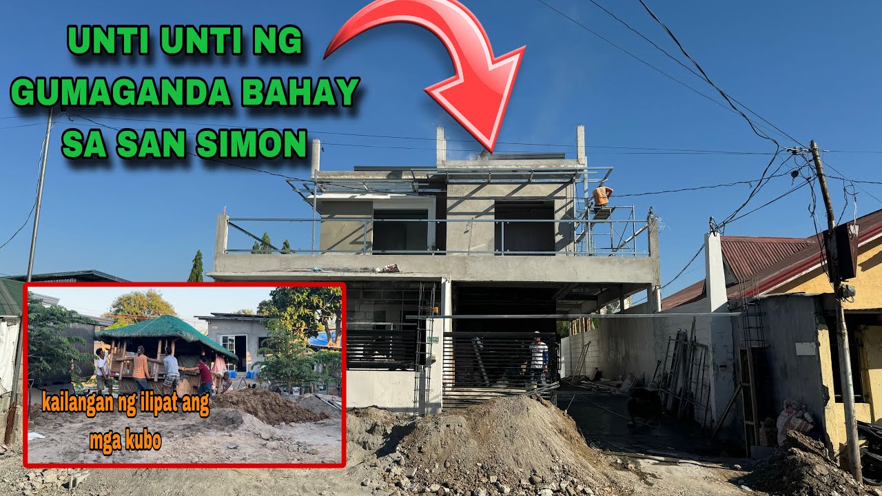 UNTI UNTI NG GUMAGANDA ANG SAN SIMON PROJECT(PAGTAMBAK SA FARM DI PARIN TAPOS(ARAYAT PROJECT ...